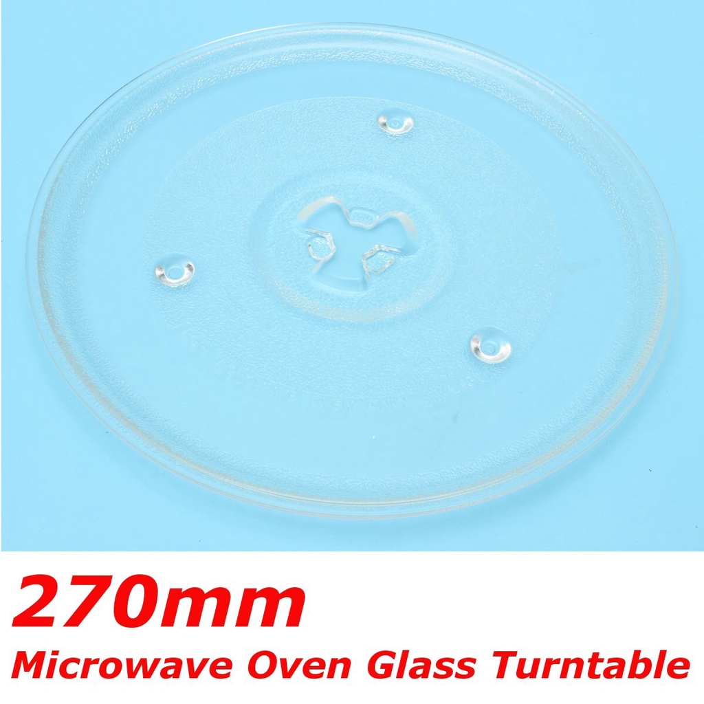 Microwave 270mm Thicken Glass Oven Disc Tray Y Type Bottom Turntable ...