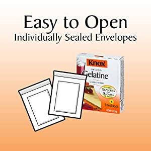 Knox Original Unflavored Gelatin Envelope for Keto/Low carb (sold per 7 ...