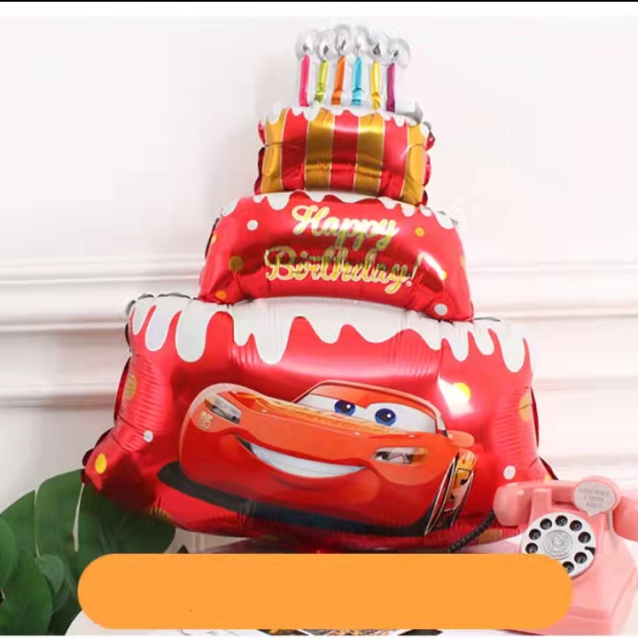 33 inch Lightning McQueen Car three layers Cake birthday party ...