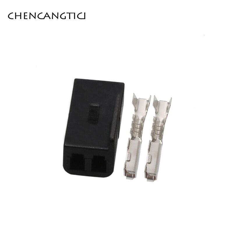 2 Sets 2 Pin Delphi Auto Electrical Cable Connector Plug Wiring 1.5 mm ...