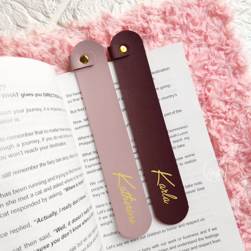 Personalized Customized Leather Bookmark | Shopee Philippines