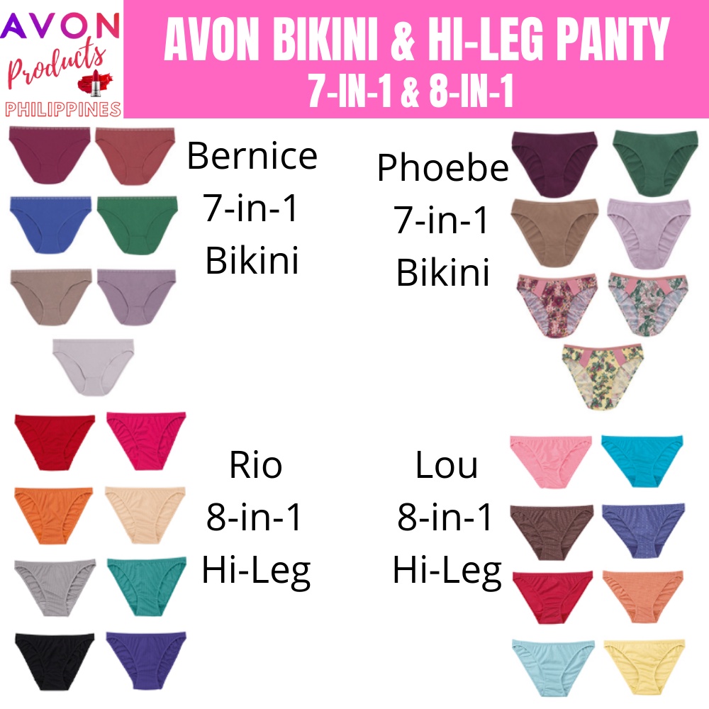 Avon Panty 7-in-1 & 8-in-1Pack by Avon ProductsPH | Shopee Philippines