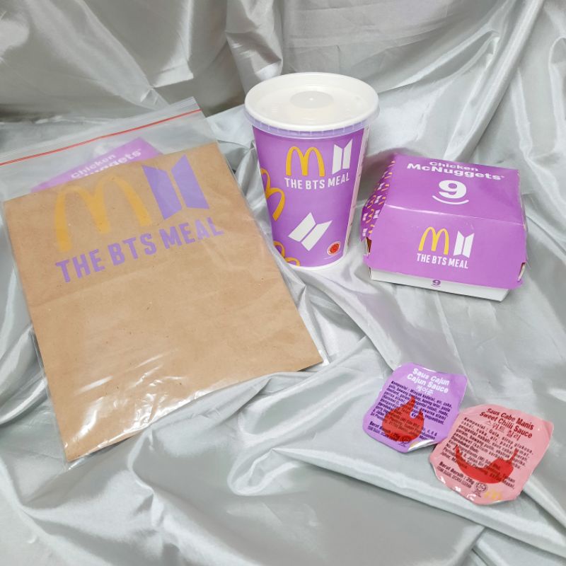 Mcd BTS Meal packaging (1set) | Shopee Philippines