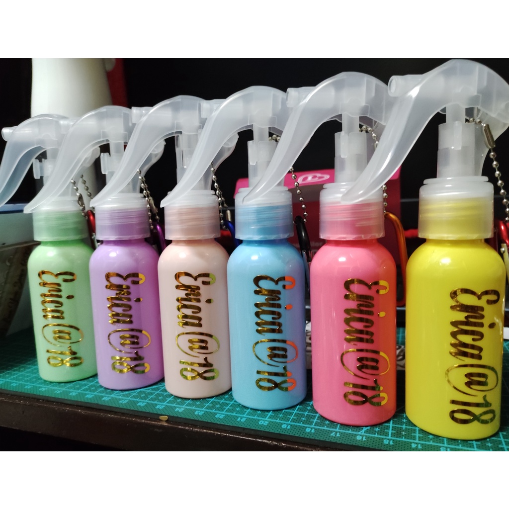 Personalized Trigger Spray Alcohol Bottle (Free Name) | Shopee Philippines