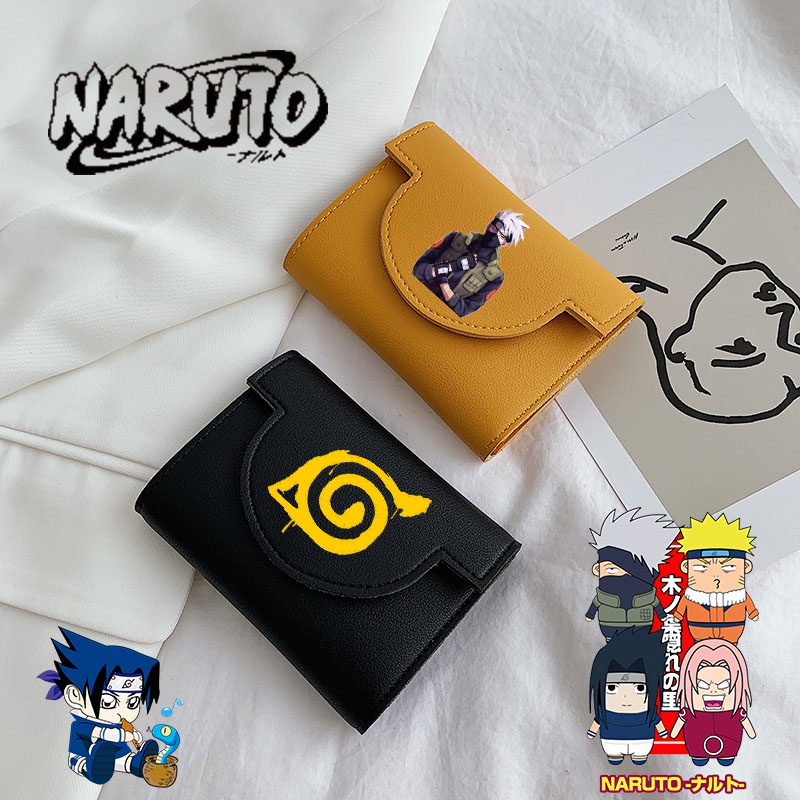 Naruto Wallet for Woman Card Holder Wallet Coin Purse Cute Wallet for ...