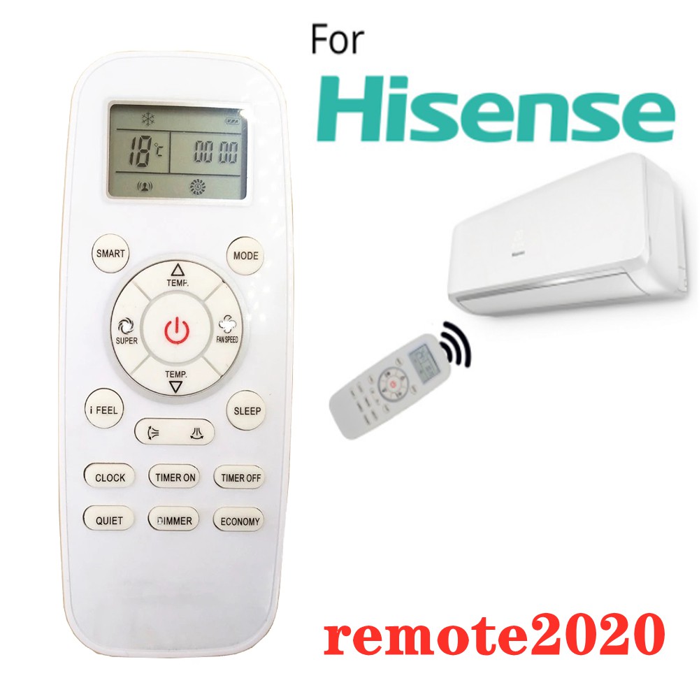 Hisense Aircond Remote Control DG11L1-03 DG11L1-01 compatible for air ...