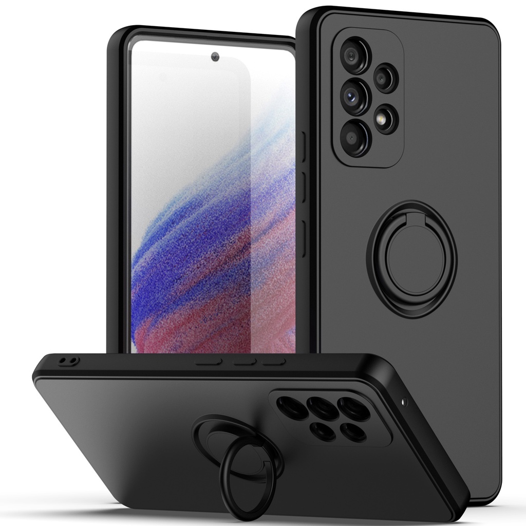 A52 A52S A72 Stand Ring Holder Strap Case for Samsung Galaxy A53 A52 A52S A72 A73 A53 A33 4G 5G ...