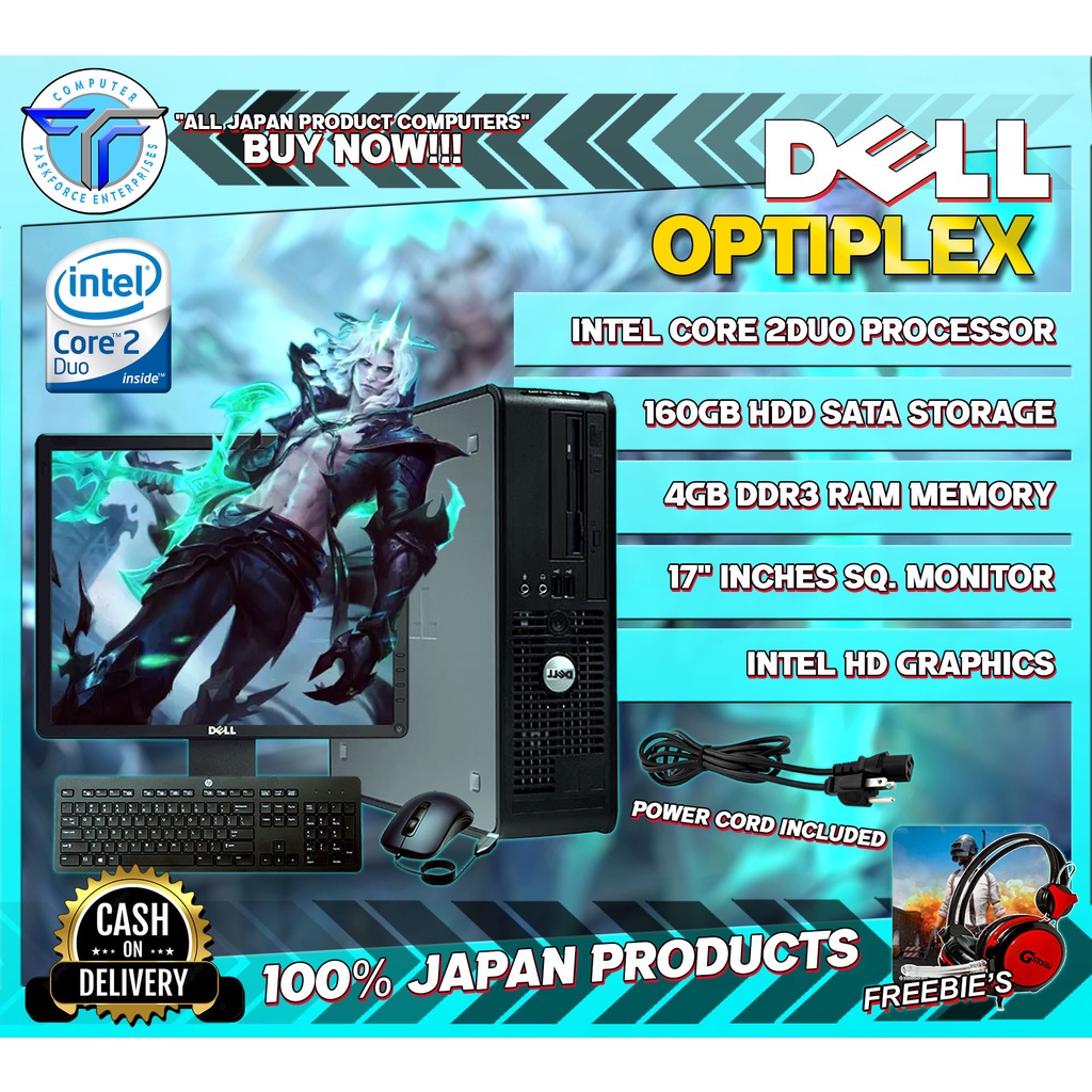 COMPUTER SET PACKAGE | INTEL CORE 2 DUO | 4GB RAM | 160GB HDD | SFF ...