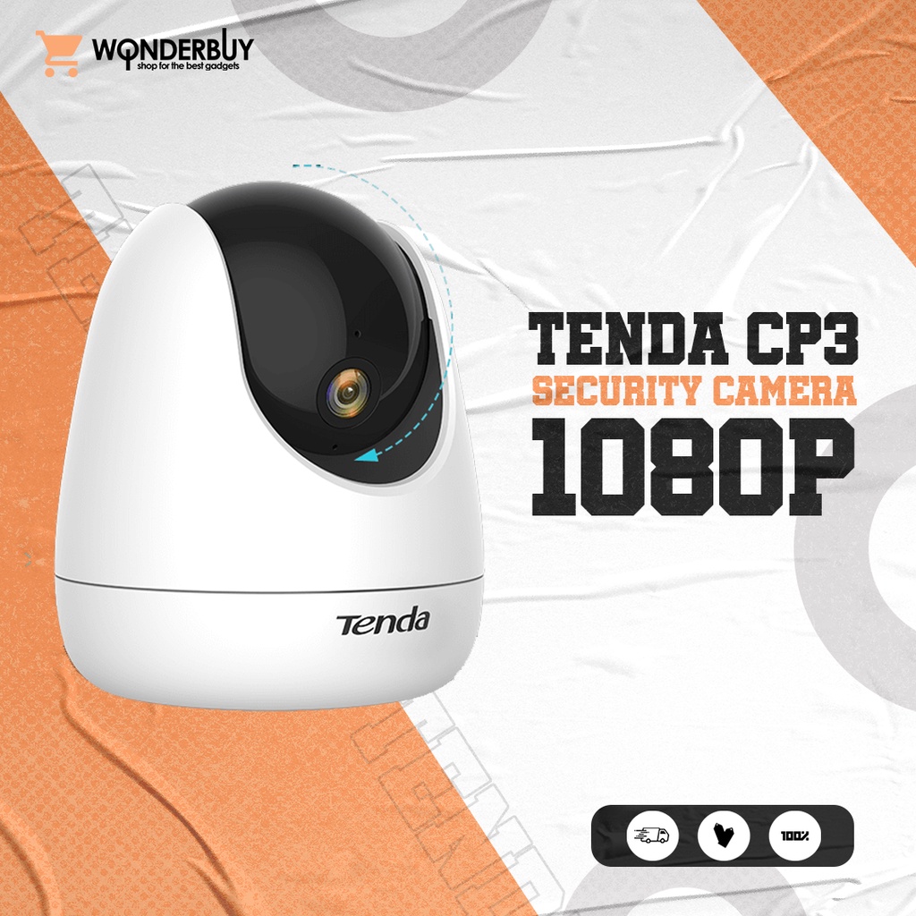 Tenda CP3 Security Pan/Tilt Camera 1080P | Shopee Philippines