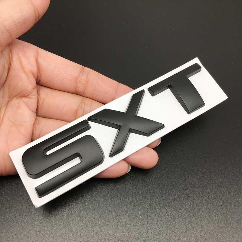 Metal 11.2x2.6cm SXT Car Side Fender Sticker Emblem for Dodge Ram1500 ...