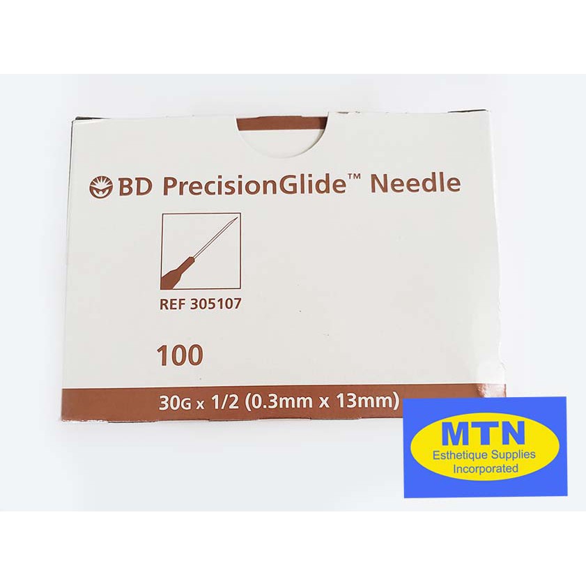 BD Precision Glide Needle Gauge 30 (100 pcs/Box) | Shopee Philippines