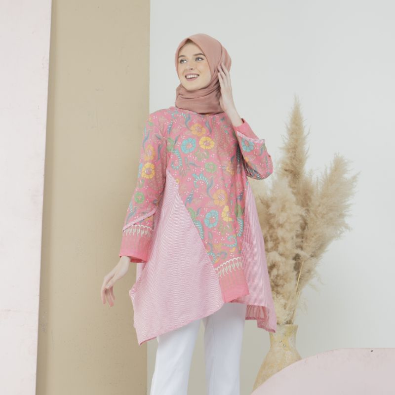 Batik Women Recent 2021 - Modern Women's Batik Tops Blouse Batik Soft ...