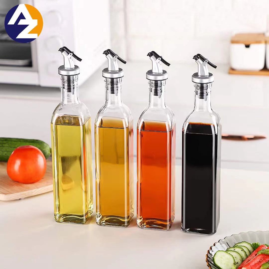 AZ 1PCS Salad Dressing / Oil Dispenser Clear Bottle 500ml oil bottle ...
