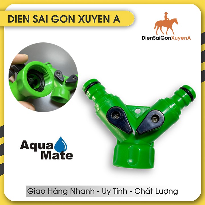W-3270 AquaMate Taiwan 2-way split water pipe connector with opening ...