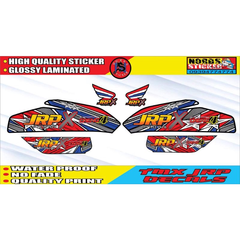 TMX/Rusi/Racal/Skygo JRP Sticker Decals | Shopee Philippines