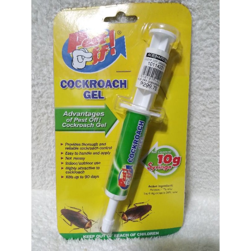 Pest ff! cockroach gel advantages of pest off! (10g) syringe | Shopee ...