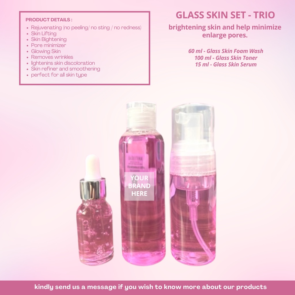 Glass Skin Set (TRIO SET) - Rebranding Skin and Glory | Shopee Philippines