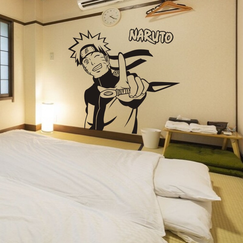 NARUTO Wall Decal Uzumaki Anime Vinyl Stickers Decal Decor Home ...