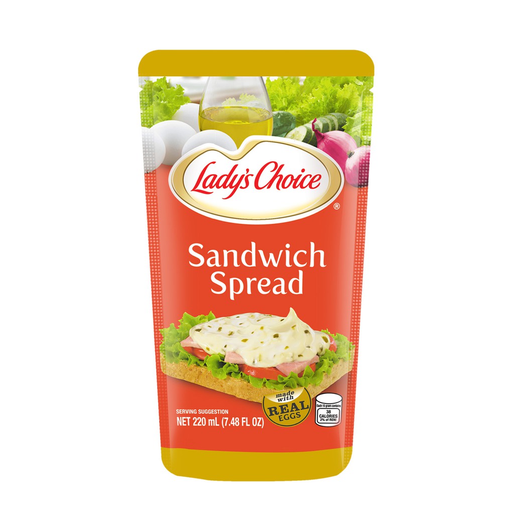 Lady's Choice Regular Sandwich Spread Pouch 220mL | Shopee Philippines