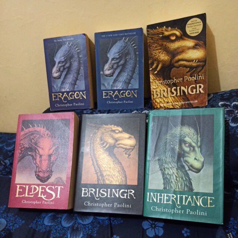 The Inheritance Cycle Eragon PB Eldest PB Brisingr PB/HB Inheritance HB ...