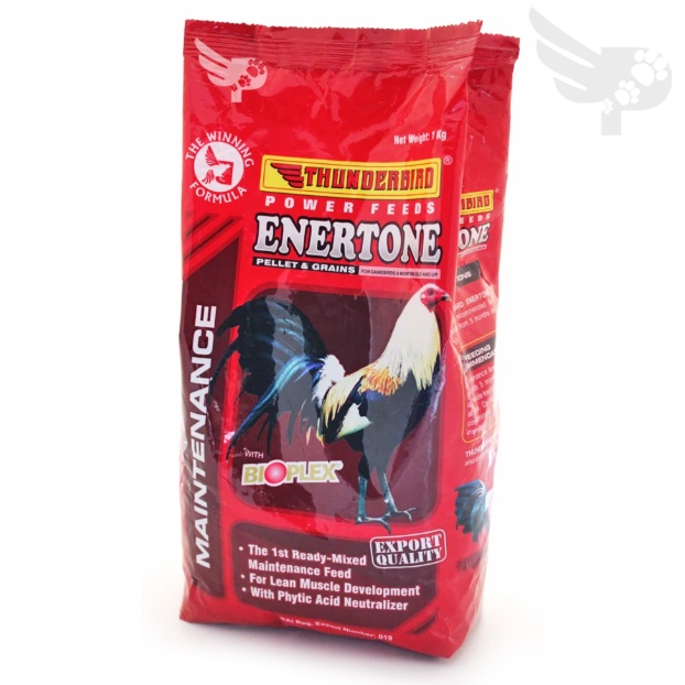 Thunderbird Power Feeds Enertone 1kg Maintenance Feeds For Gamefowls ...