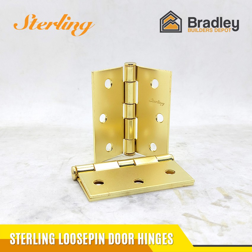 Sterling Thick Loose Pin Door Hinges (3",3.5",4") | Shopee Philippines