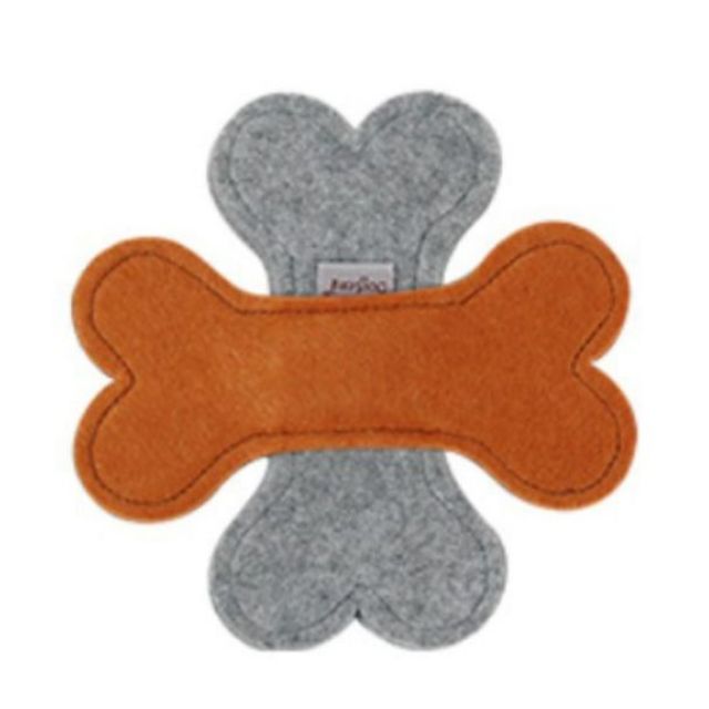Dog Bone Felt Frisbee Toy Pet Toys Fetch | Shopee Philippines
