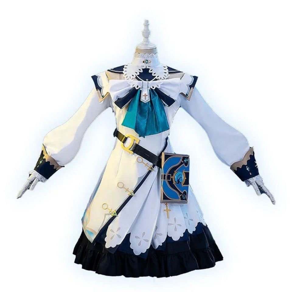 Genshin Impact Barbara Cosplay Costume Barbara Set And Barbara Wig