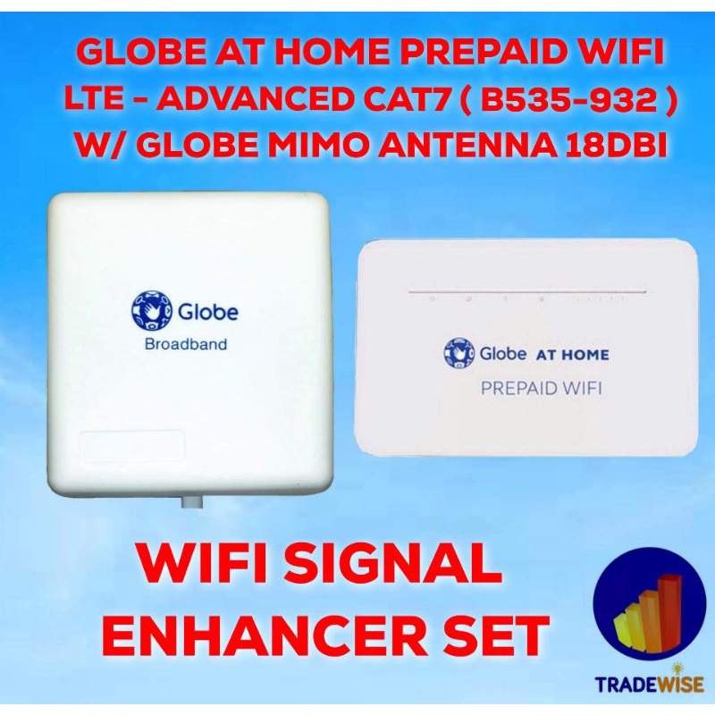 GLOBE AT HOME PREPAID WIFI LTE-ADVANCED CAT7 & ANTENNA 18dbi, 36dbi ...