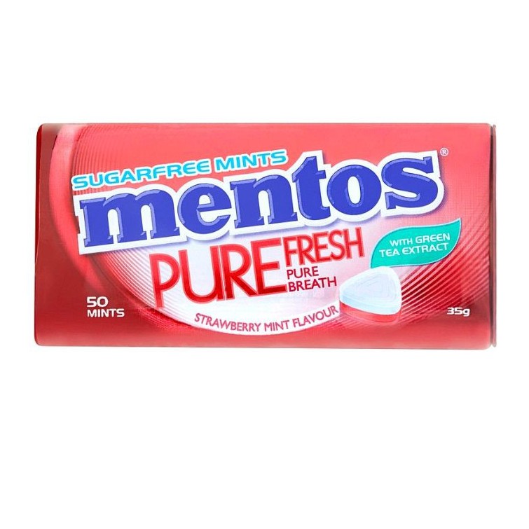 [FSC] Mentos Pure Fresh Mint Candy 35g (Tin) | Shopee Philippines