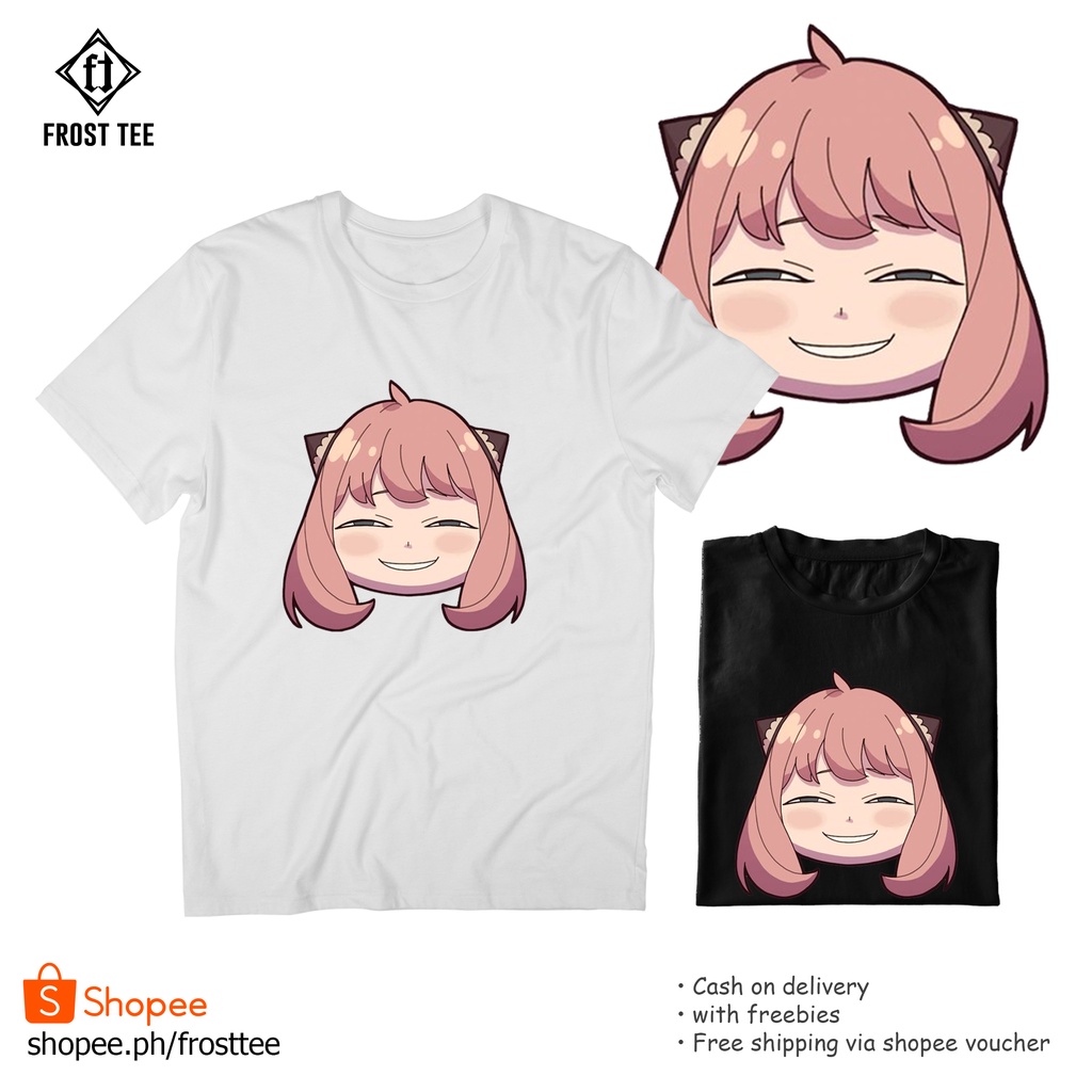 Spy X Family Anya Hehe Smug Face Colored Anime Shirt | FROST TEE ...