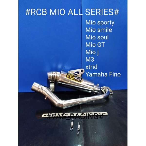 Rcb RACING Exhaust For MIO ALL SERIES | Shopee Philippines