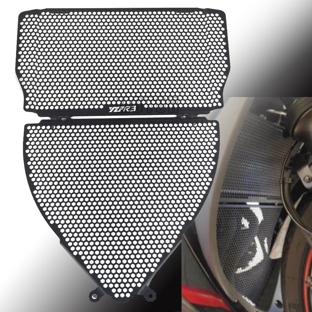 Radiator Guard Grille Cover YZF-R3 Motorcycle CNC Radiator Guard Grille ...