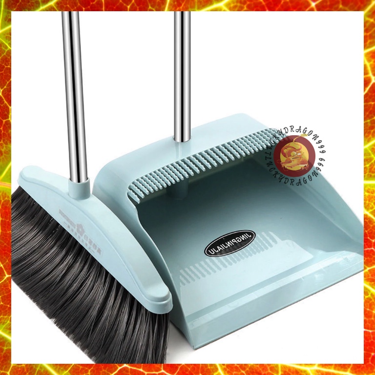 AZ Broom and Dust Pan Set Household Mop Cleaning Outdoor Indoor Walis ...