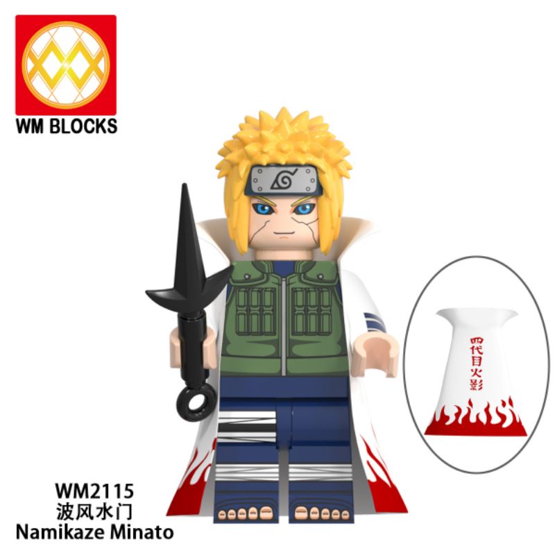 Wm2115 Children's Toys Brick Mini Minato Figure Yondaime Hokage ...
