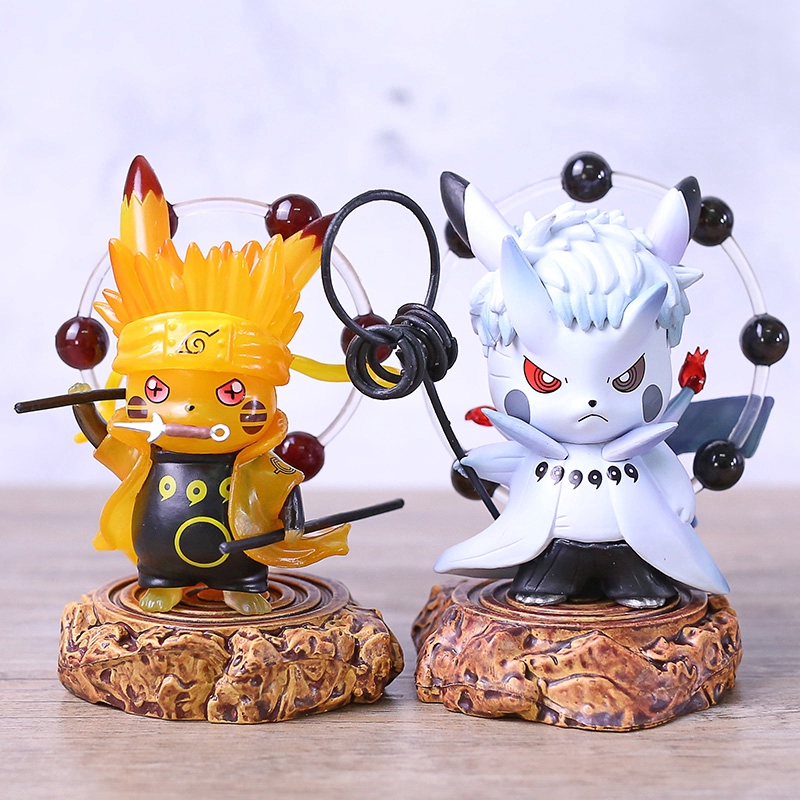 Naruto Shippuden Uzumaki Naruto Six Paths Sage PVC Figure Q Version ...