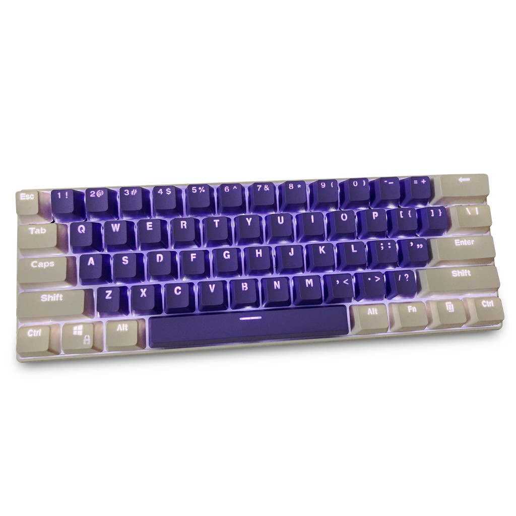 RK 61 Keycaps PBT Material OEM profile Backlit Two-Color Mechanical ...