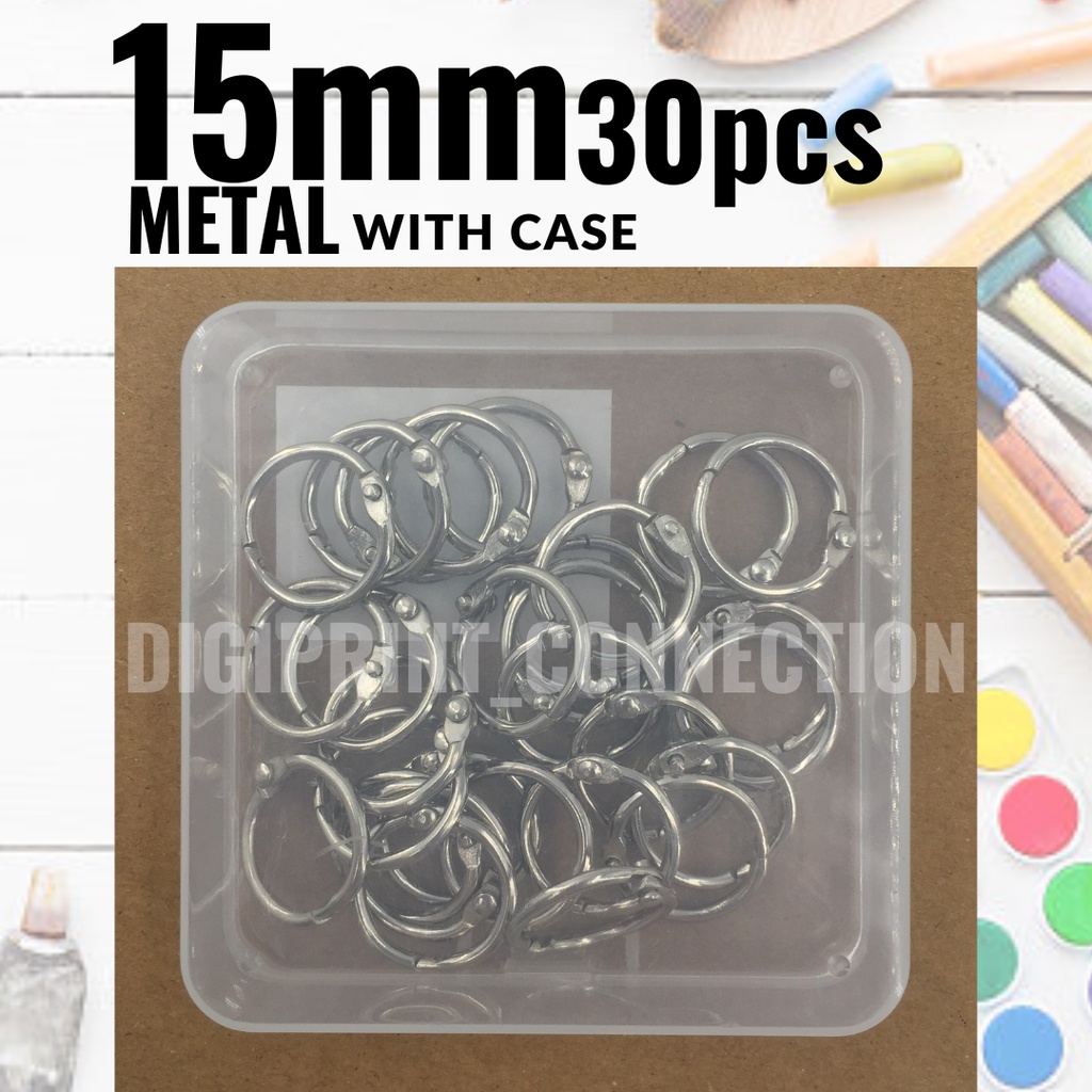 Metal Ring Binder Loose Leaf Circle Clip on Binder Loose Leaf Ring ...