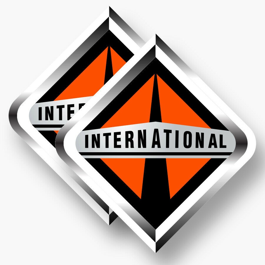 2x INTERNATIONAL Logo Vinyl Sticker Decal Car Truck Rig | Shopee ...