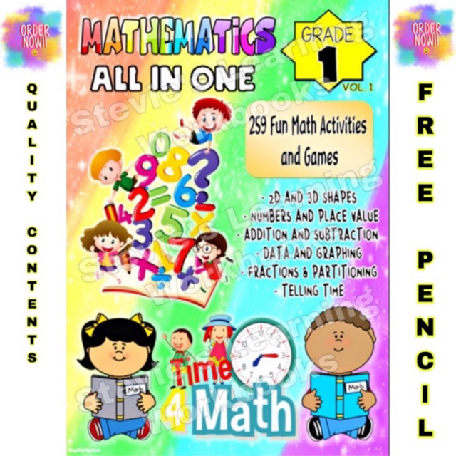 Get Ready For Grade 1 MATH Activity WorkBook - 200 page | Shopee ...