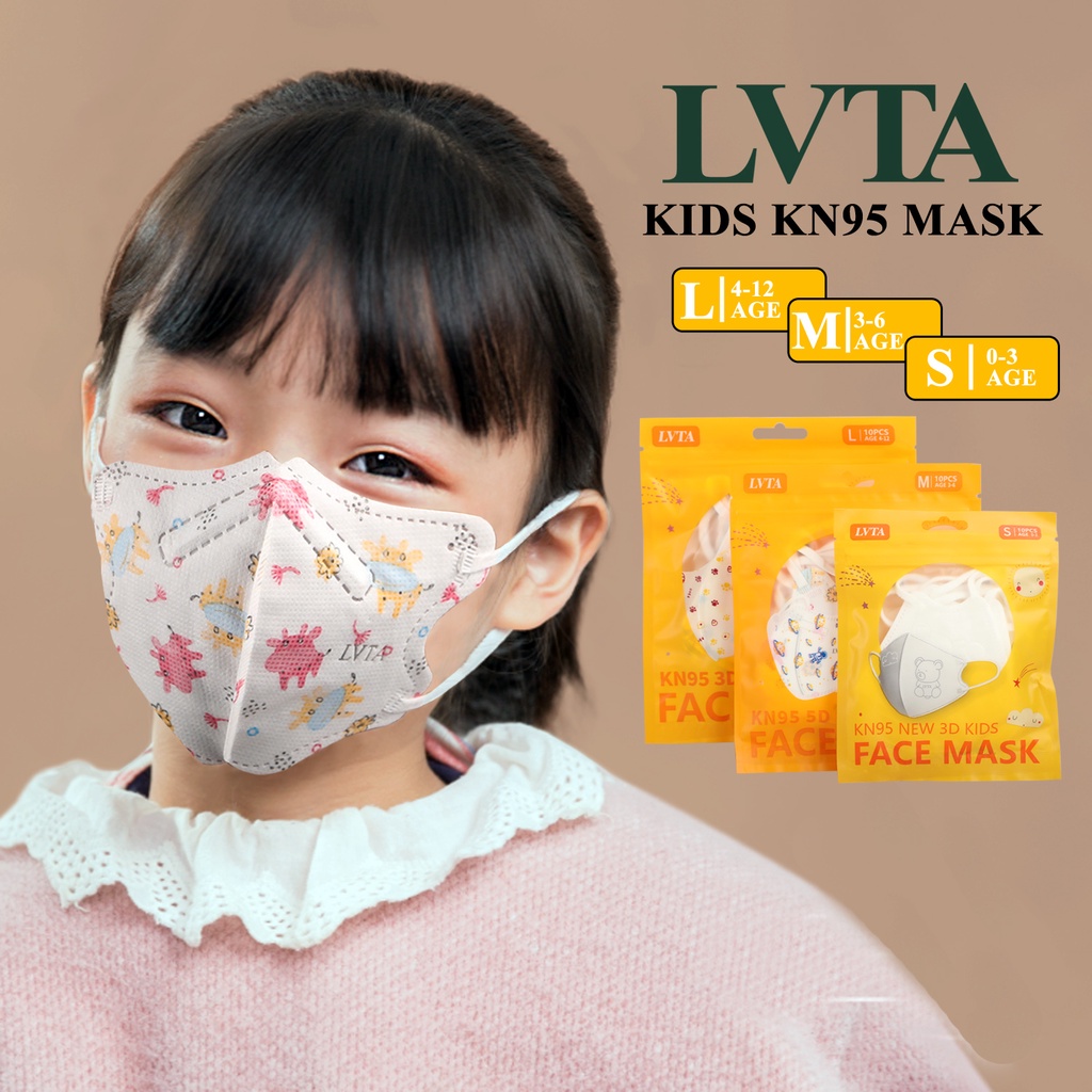 kids face mask LVTA new 3d 5d kn95 kids face mask | Shopee Philippines