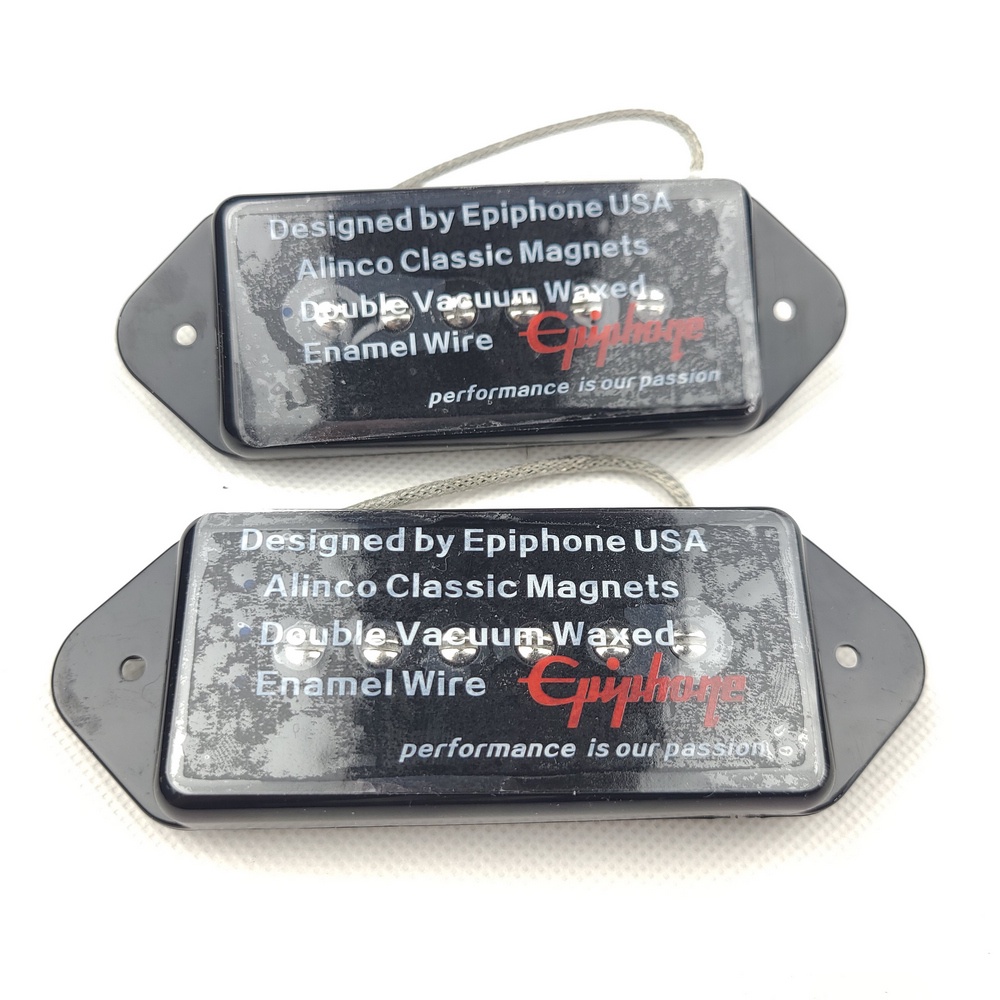 HS-Epiphone Black Alnico Pickups Low Gauss Iconic Sound P90 Dogear ...