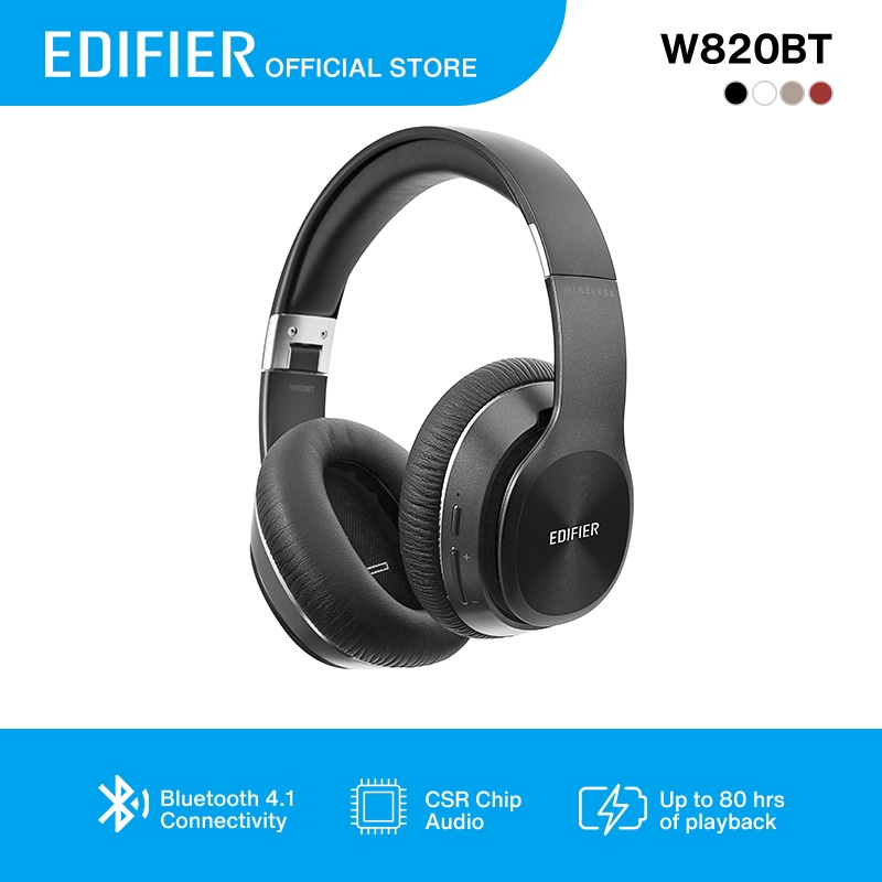 Edifier W820BT Bluetooth Headphones CSR Technology Foldable Design up ...