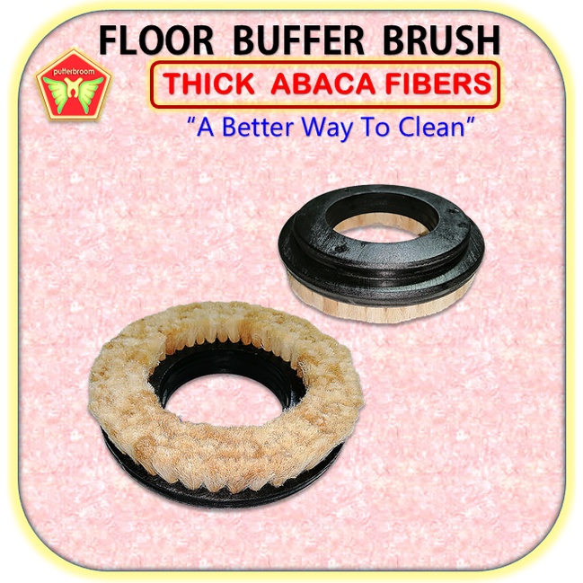 Floor Buffer Brush-Abaca for Wilson 203(8"), No Bracket, 2-in-1,No need ...