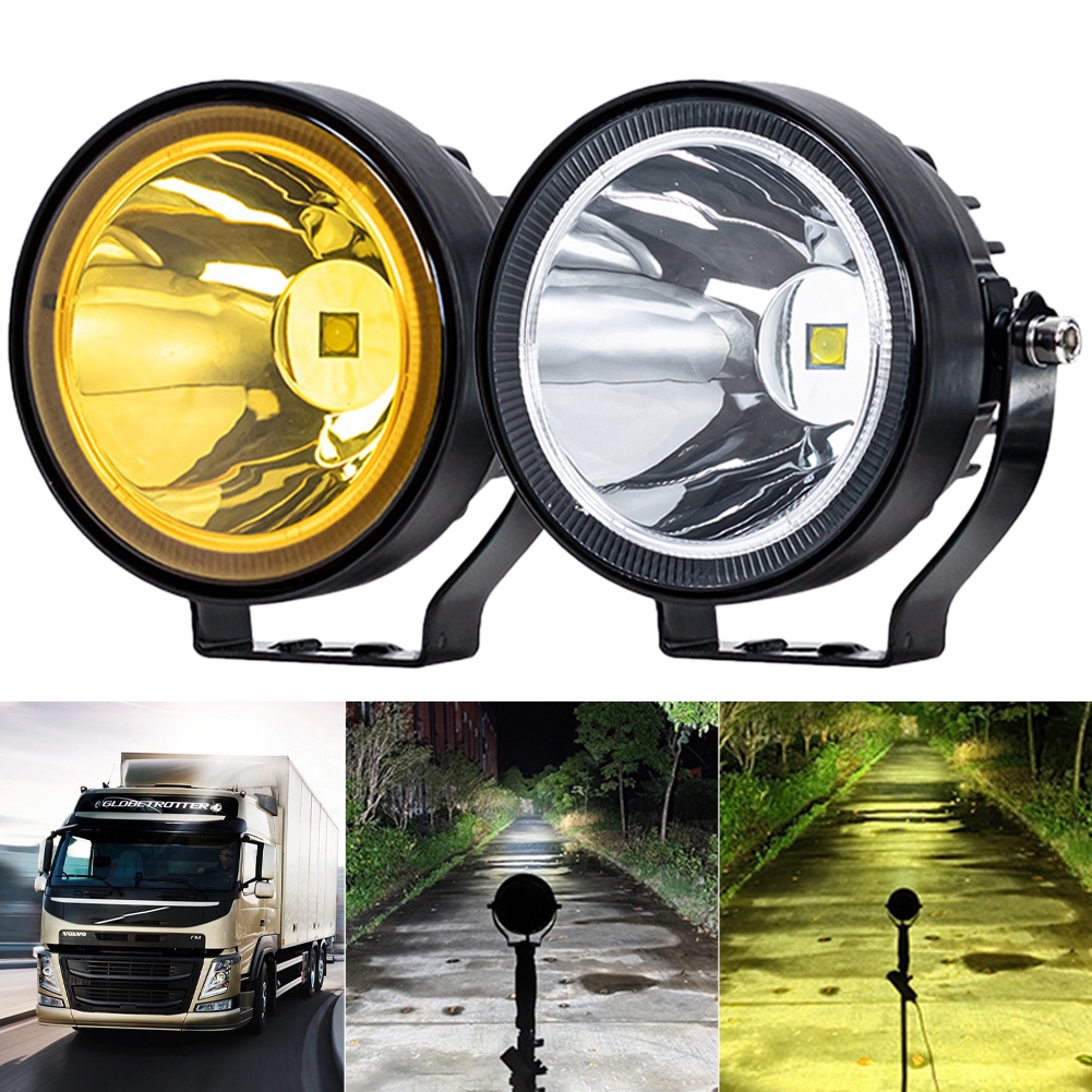 4-inch Round Led Headlights Car Ultra-Bright 12-48V Headlight Mile ...