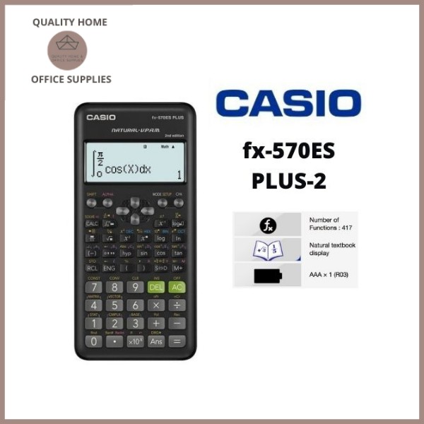 Fx-570Es Plus-2 , Es Plus Series -Non Programmable- , School and Lab ...