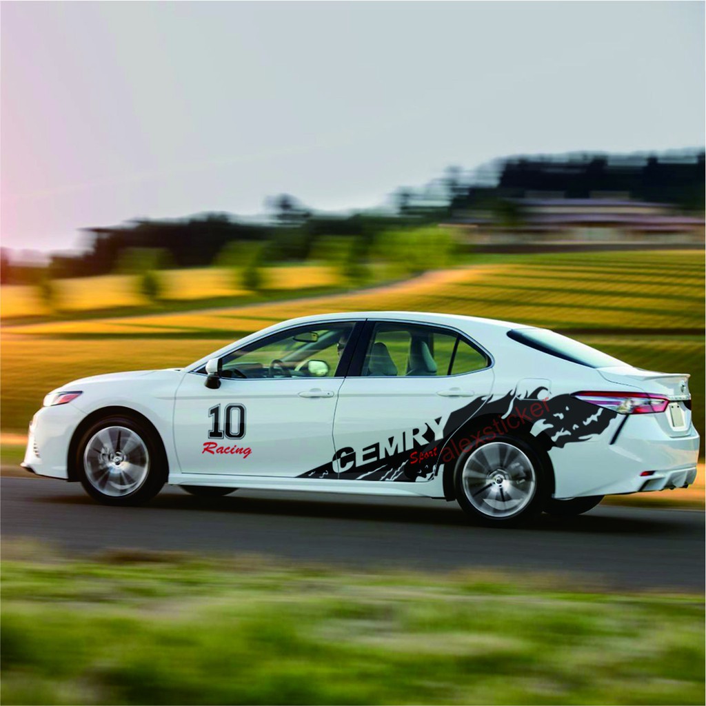 Toyota camry vios sedan corolla car stickers, hottest cutting stickers ...