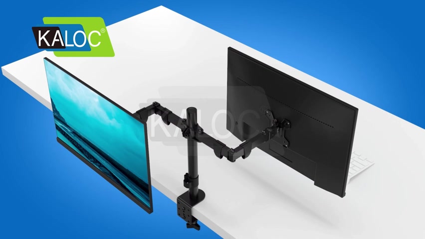 KOORUI X KLC DW220-J Monitor Stand 2 Monitors 17 inch to 27 inch ...