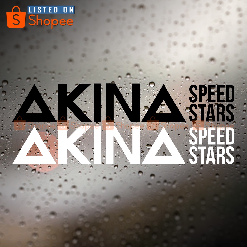 Stickers | 1x Akina Speed Stars | Racing | Decals | Stripes | JDM ...