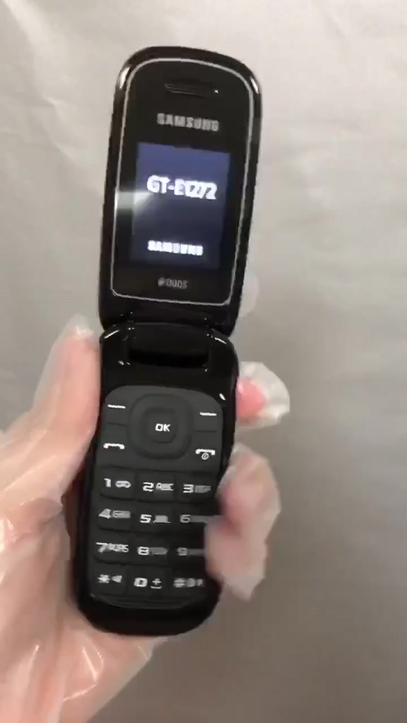 Original Samsung E1272 Flip Phone Keypad Phone GSM 2G Keypad Cellphone ...